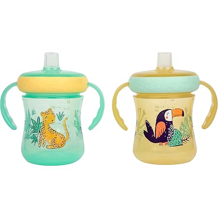 Amazon.com: The First Years Cocomelon Insulated Straw Cups - Silicone ...