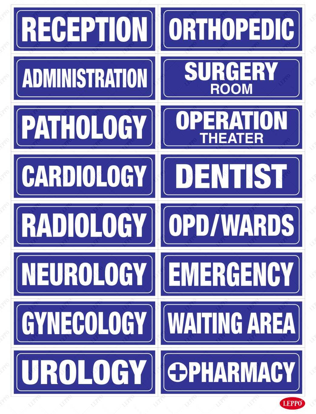 Hospital Departments Signs Hospital Departments Images – Browse