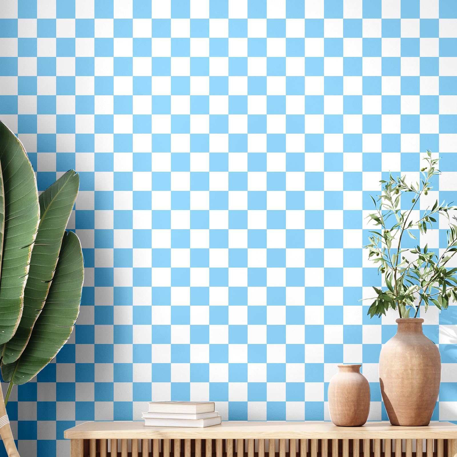 Funky Blue Wallpaper