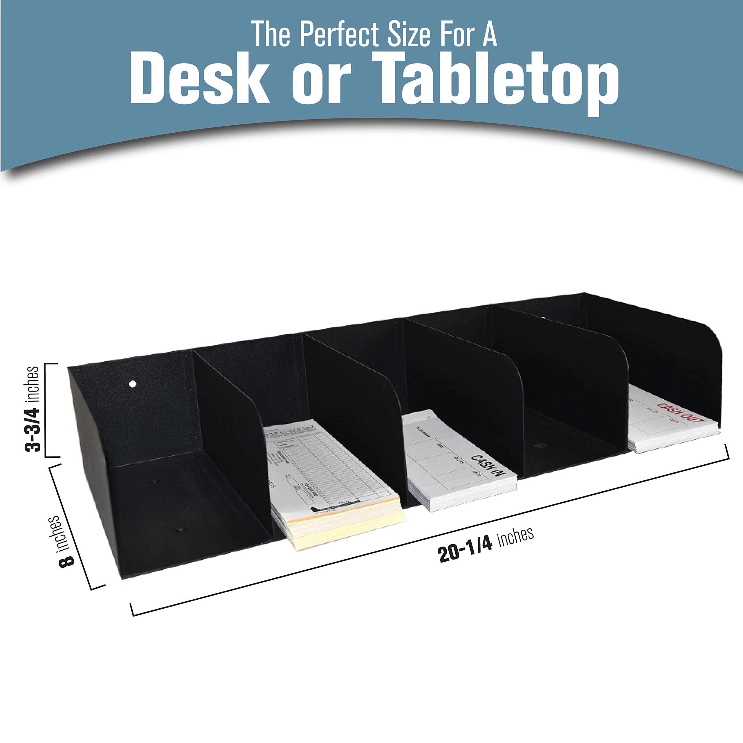 Snapklik.com : STEELMASTER By BankSupplies Steel Document Organizer - 5 ...