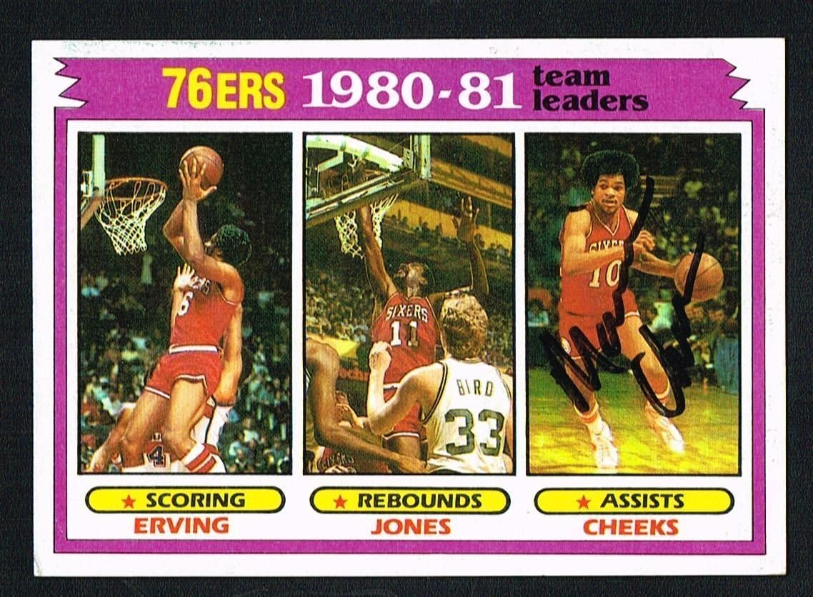 Maurice Cheeks #59 signed autograph auto 1981-82 Topps Basketball ...