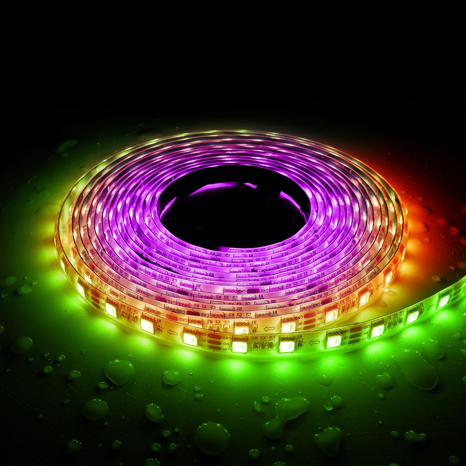 Snapklik.com : RGBW Warm White SK6812 Addressable LED Strip DC12V 164FT ...