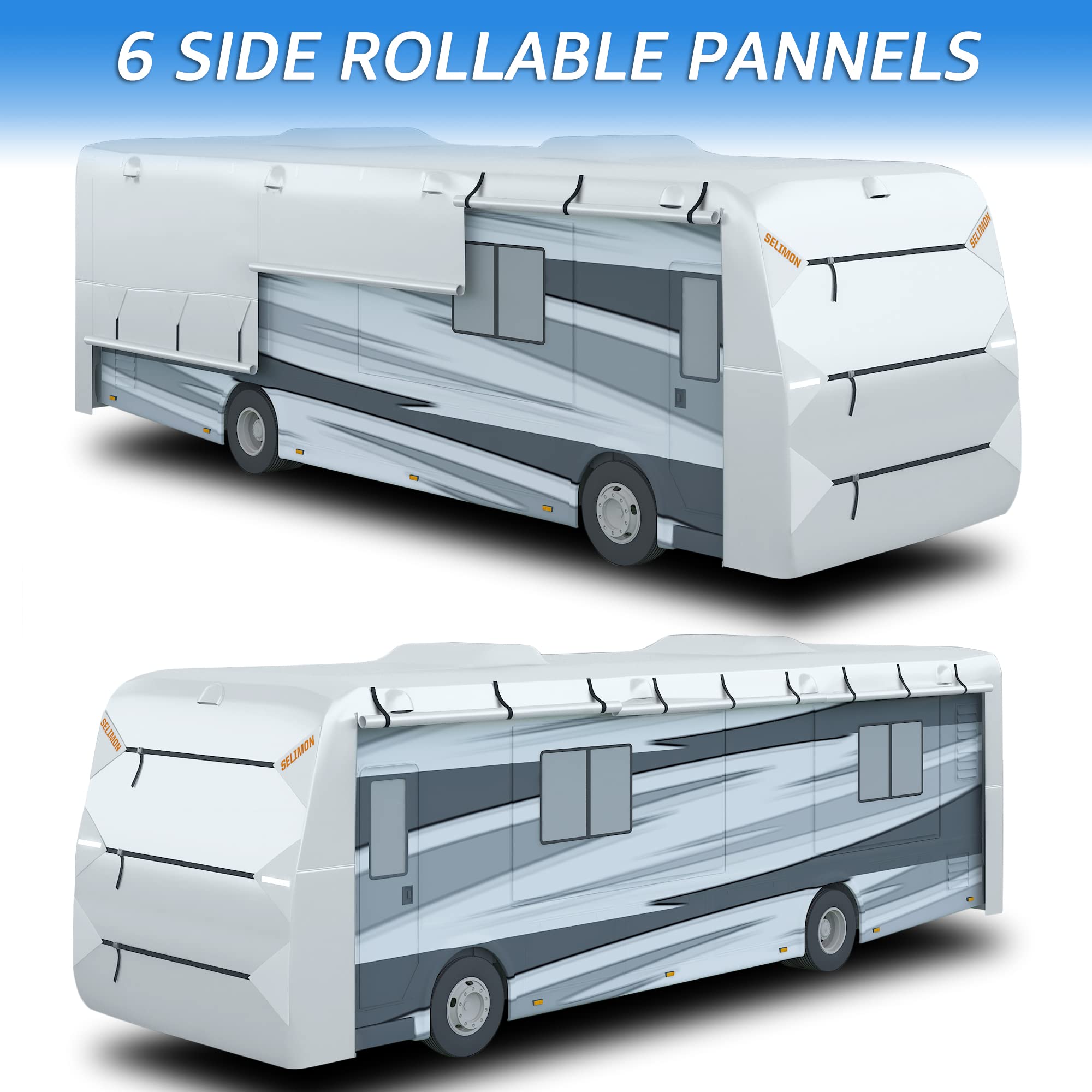 SELIMON 300D Top Class A RV Cover Rip-Resistent & Waterproof Winter ...