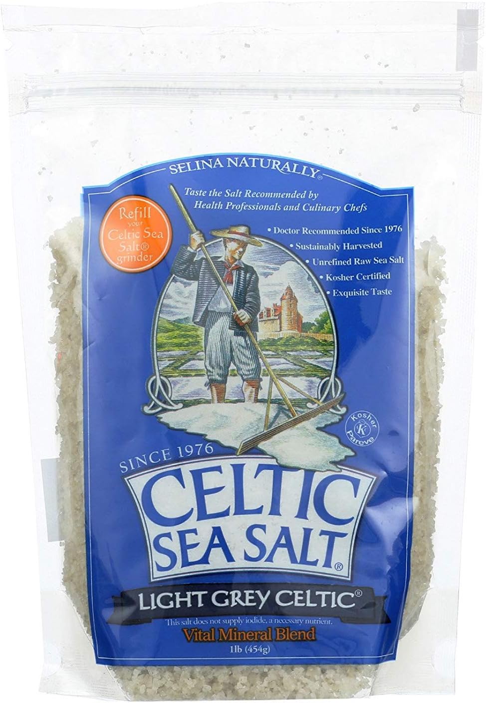 Amazon.com : Celtic Sea Salt Light Grey Coarse Salt, 1/4 Pound, 4 Oz ...