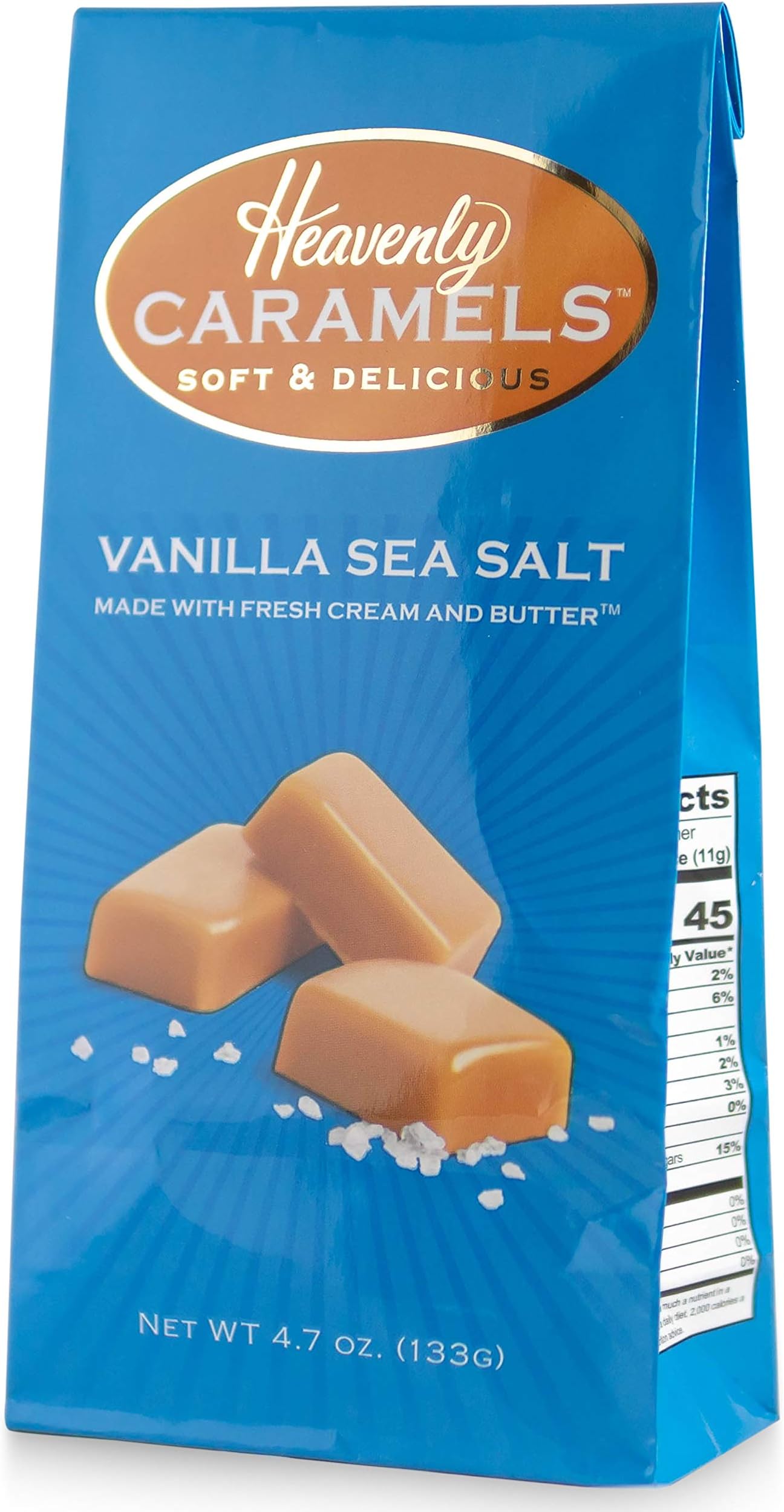 Amazon.com : J Morgan Confections Heavenly Caramels, Butter Flavor (4.7 ...