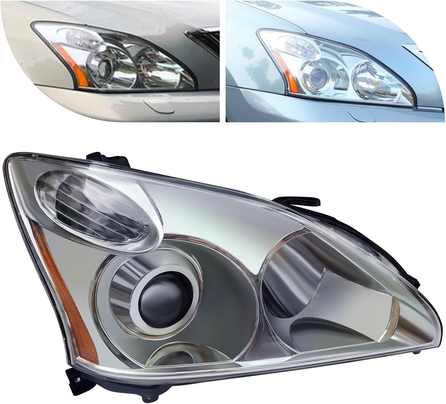 Amazon.com: TBVECHI Headlight Assembly For 2004 2005 2006 2007 2008 ...
