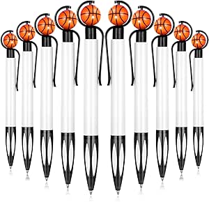 Amazon.com : Dianelhall 24 Pcs Basketball Pens Sports Pens Novelty ...