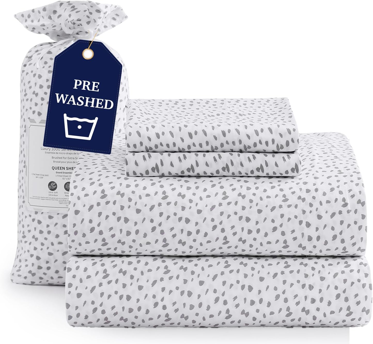 Amazon.com: Amazon Basics Lightweight Super Soft Easy Care Microfiber 3 ...
