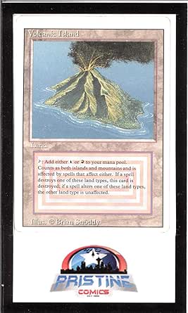 Amazon.com: Mtg Magic The Gathering Volcanic Island Revised Mp Lot 2 ...