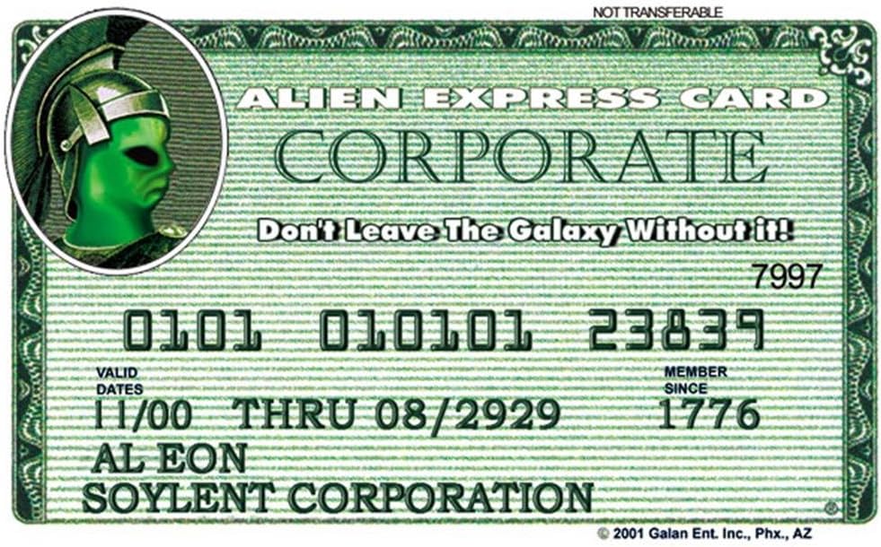 Amazon.com: Signs 4 Fun Parody Driver’s License | Alien Express ID ...