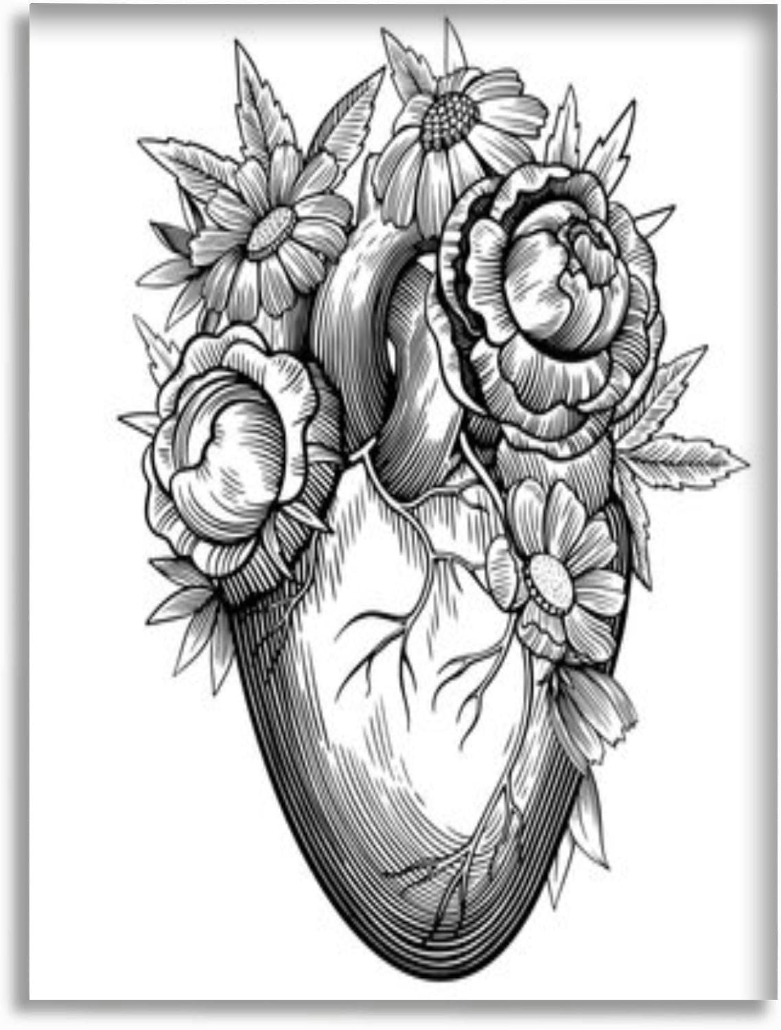 Vintage Heart Frame Tattoo