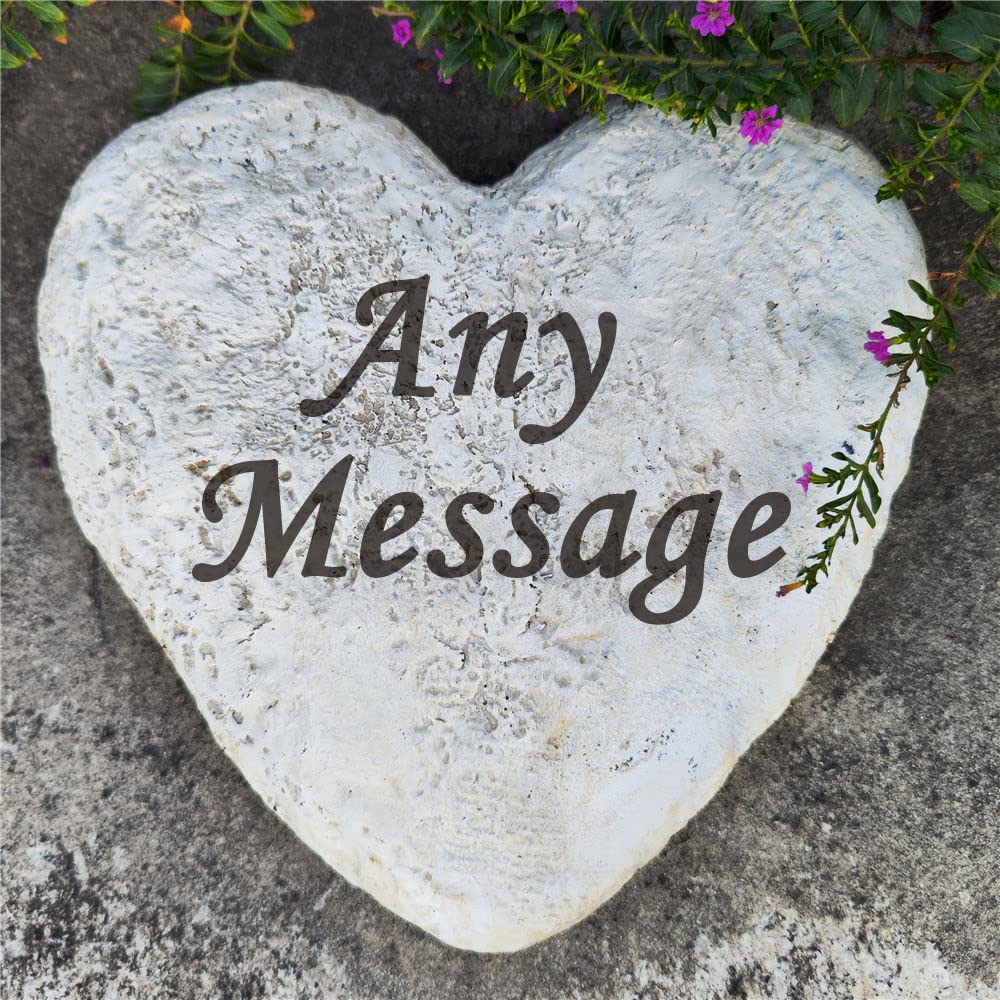 Amazon.com: Personalized Garden Stones Memorial Stones Engraved with ...
