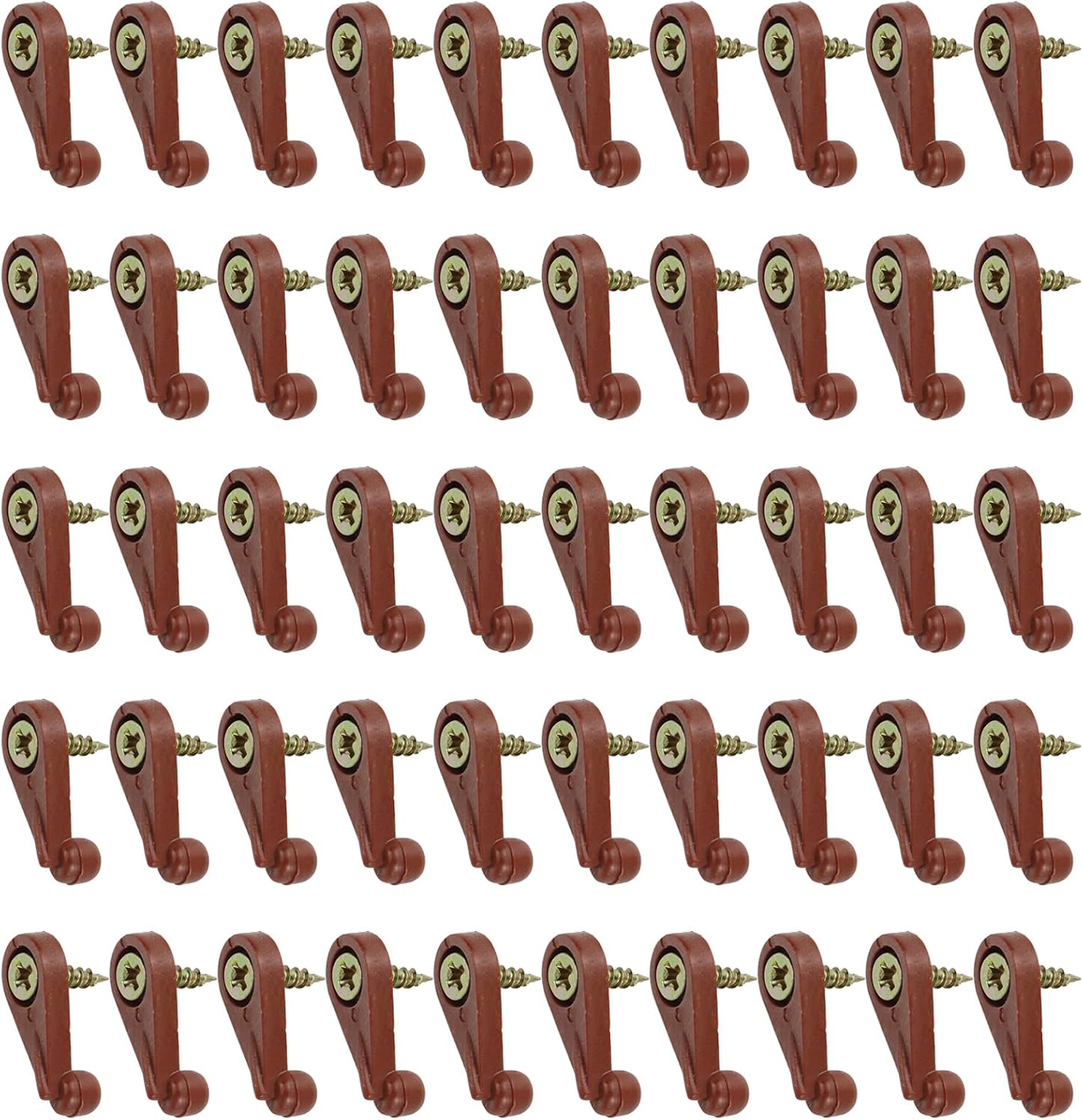 Amazon.com: Xiaoyztan 50 Pcs 6mm Plastic Glass Retainer Clips No ...