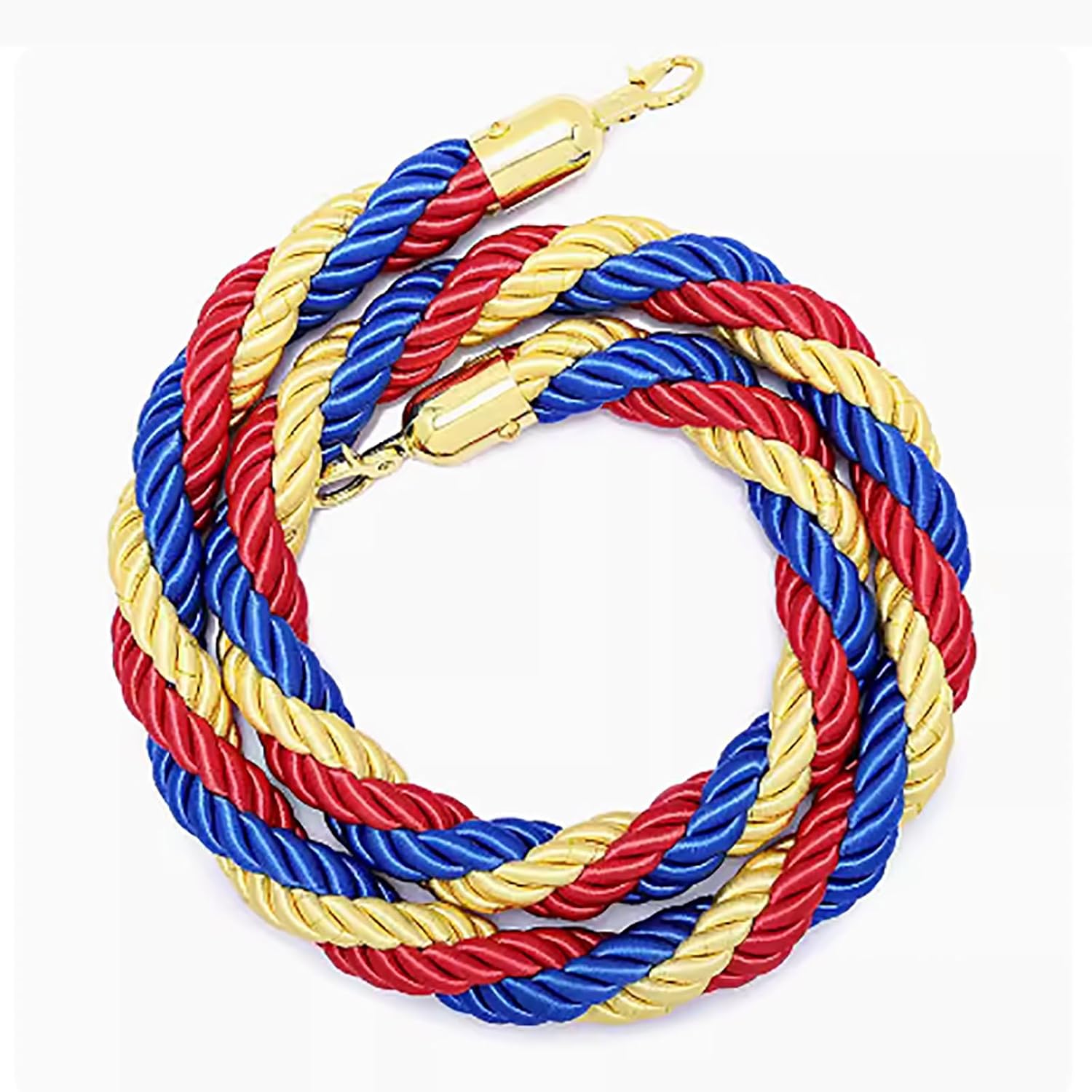 Amazon.com: XUNCHAO Stanchion Rope Colored, 1.5m 2m 3m Queue Barrier ...