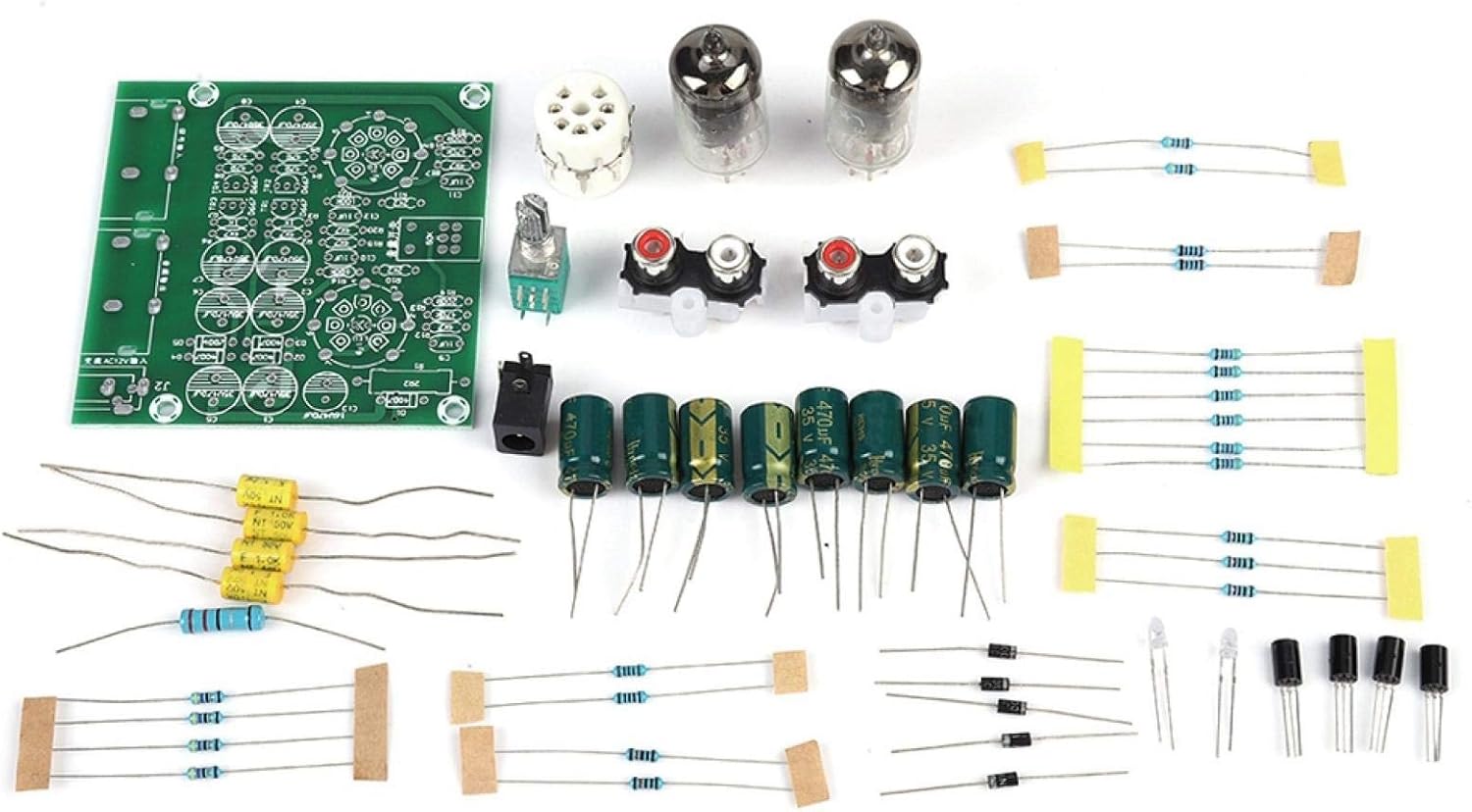 Amazon.com: Aliiace 6J1 Valve Preamp - Vacuum Electrom Tube Preamp Kit ...