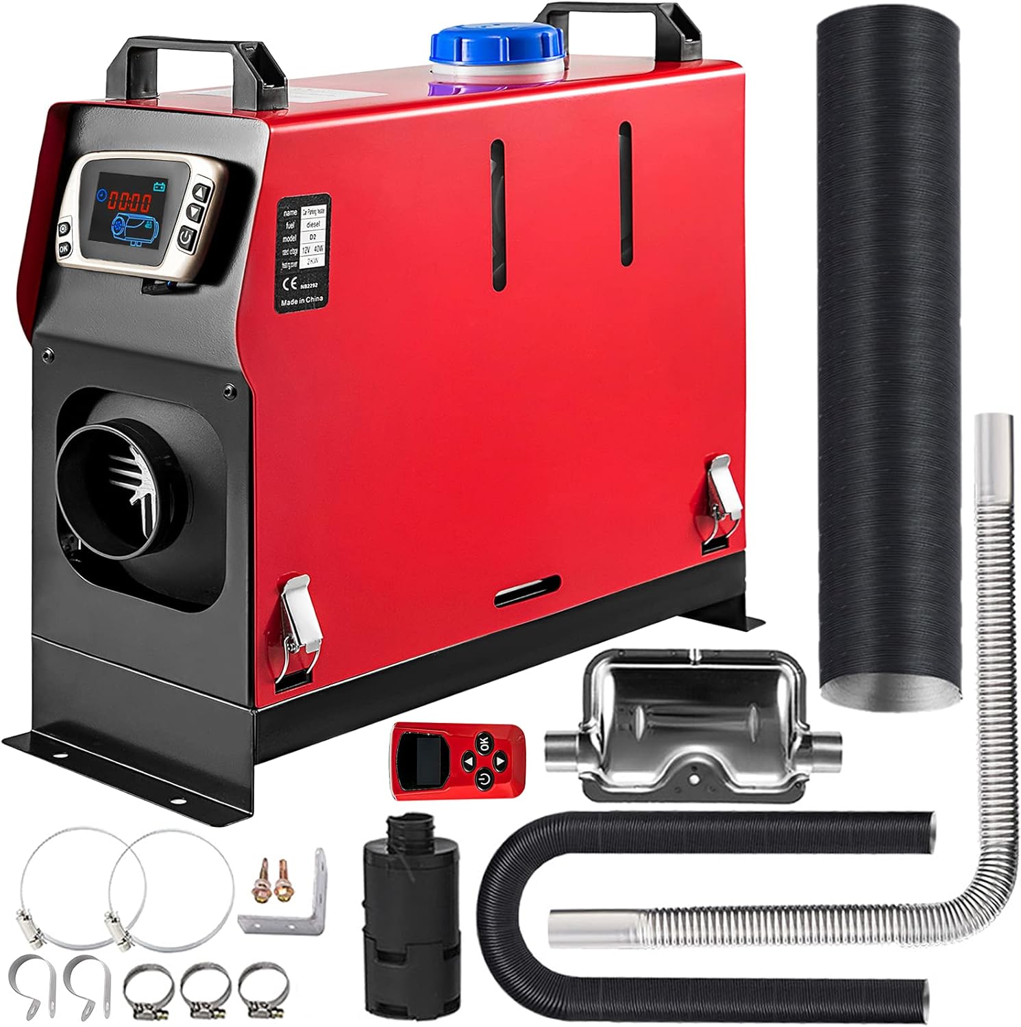 Mophorn Calentador de Diesel 12V 2KW / 3KW Calentador de Aire de Diesel ...