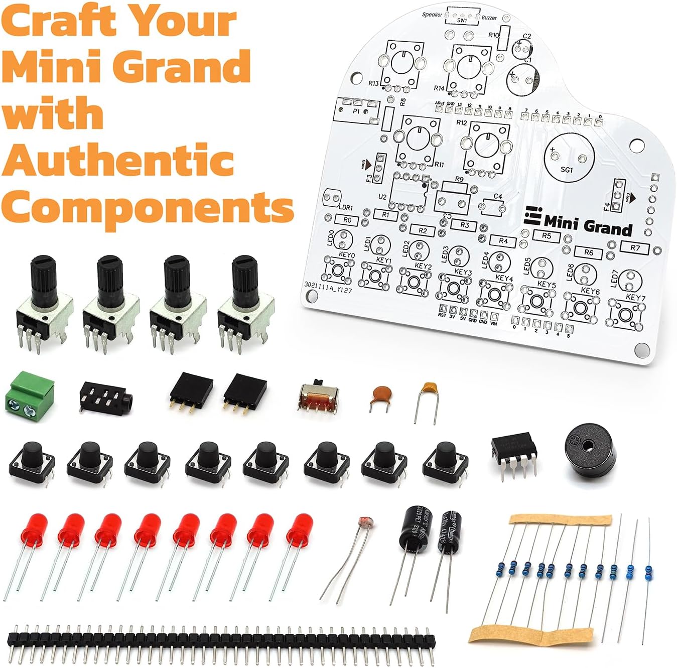 Mini Grand Mega Kit – Electrónica de bricolaje, (compatible con Arduino ...