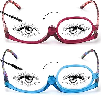 Amazon.com: 2 Pack Makeup Reading glasses for Women, Makeup Readers for ...