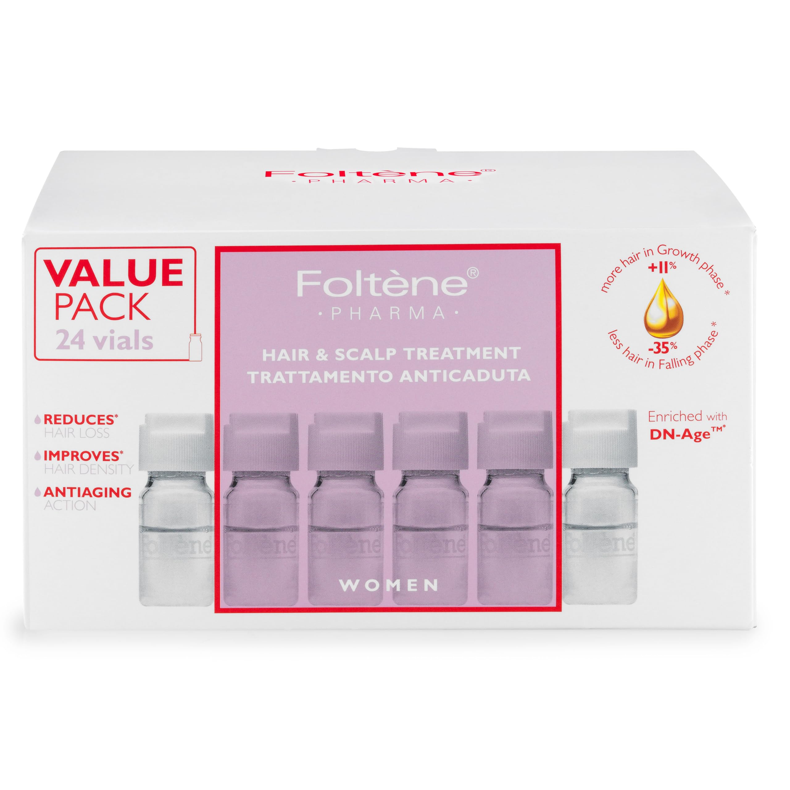 Amazon.com : FOLTENE Hair Growth Serum Woman - Scalp Serum for Hair ...