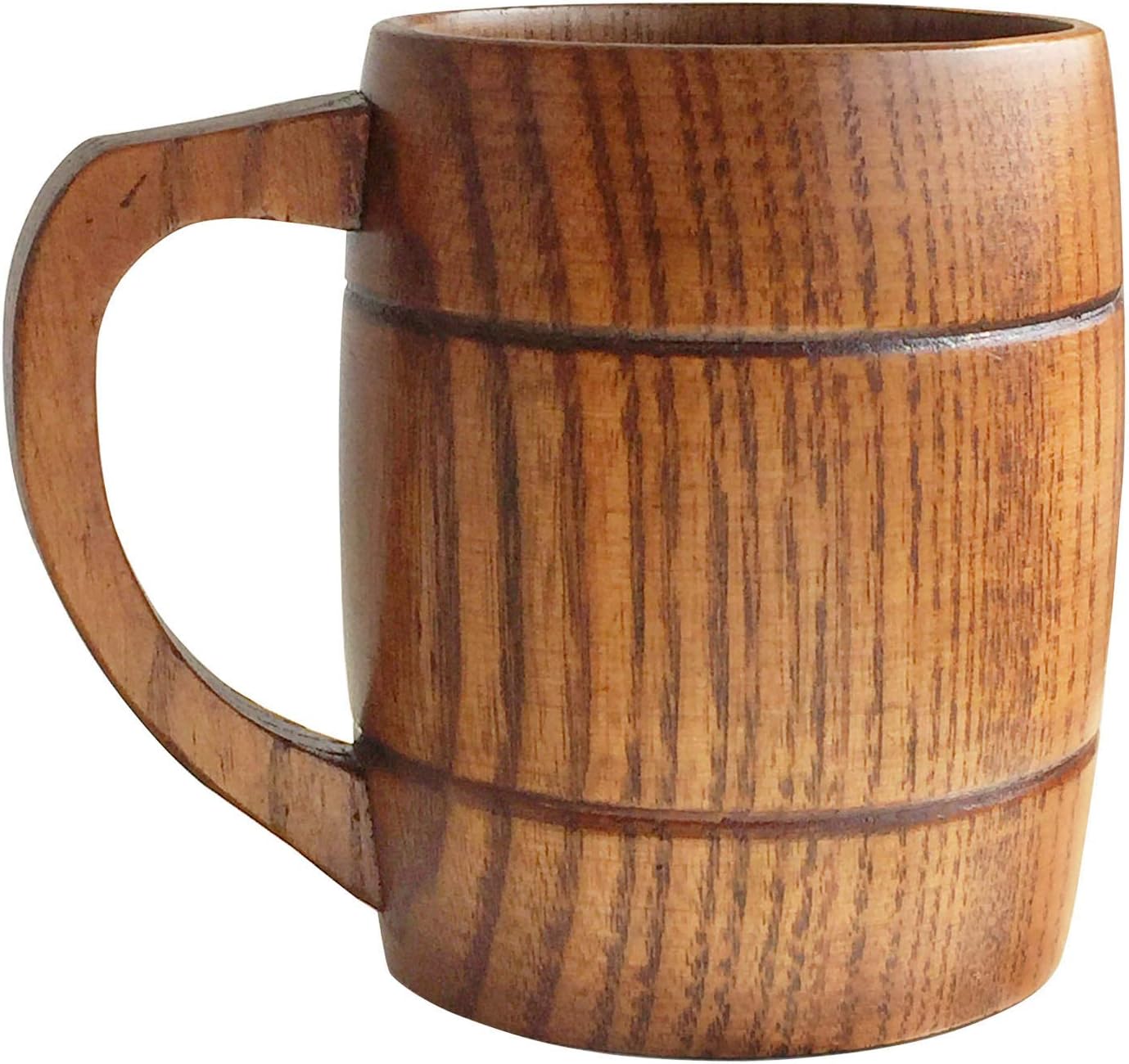 Amazon.com | Old Style Viking Beer Mug Wooden Handmade Retro Brown Cup ...