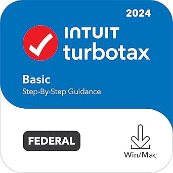 Amazon.com: TurboTax Basic 2024 Tax Software, Federal Tax Return [PC ...
