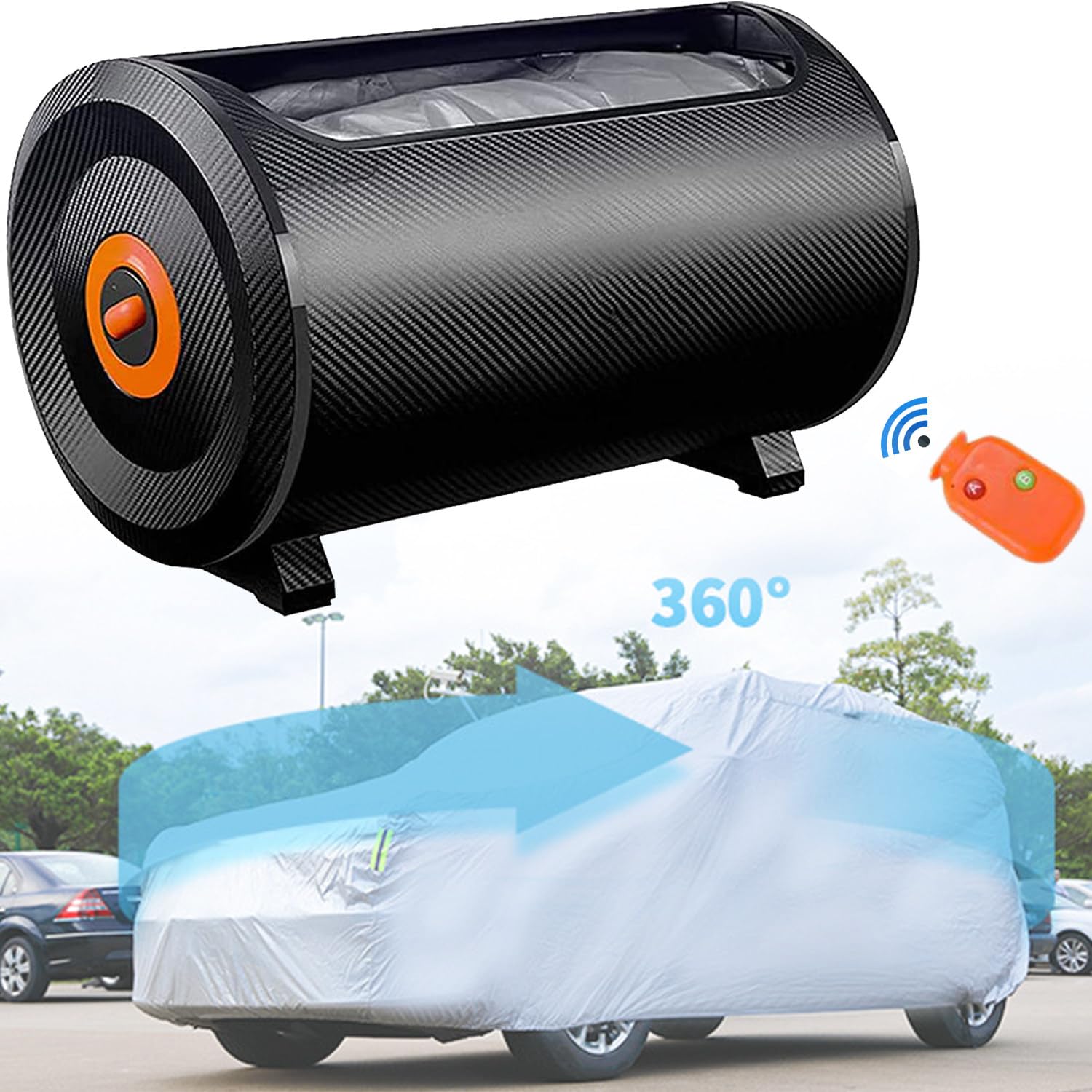 Dazuli Car Cover Fully Automatic Car Cover Portable Sun Weather ...