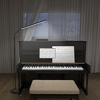 Amazon.com: Bolowei 22” LED Professional Piano Floor Lamp, 14W Dimmable ...