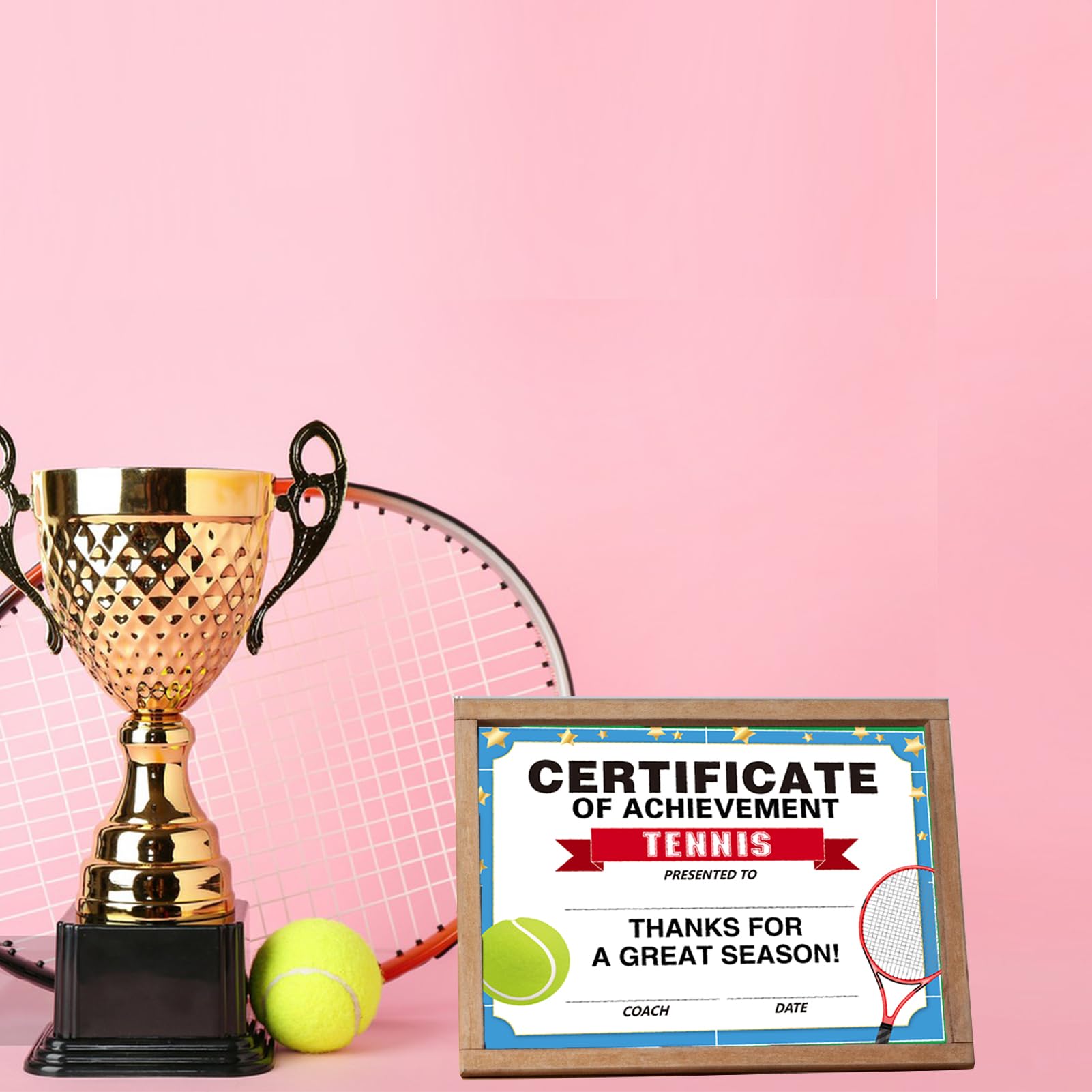 Snapklik.com : 30 Pieces Tennis Achievement Award Certificates ...