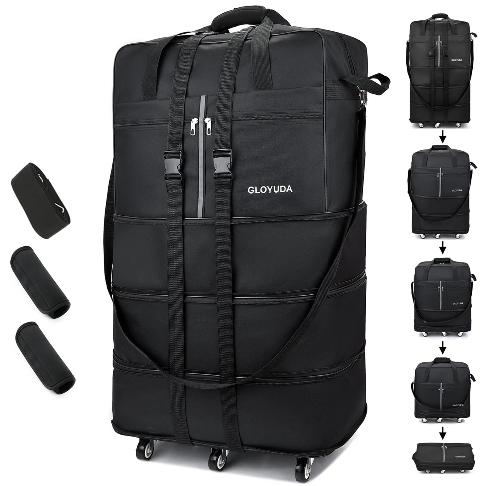 Amazon.com | Gloyuda Expandable Foldable Luggage, 36'' Suitcase With ...