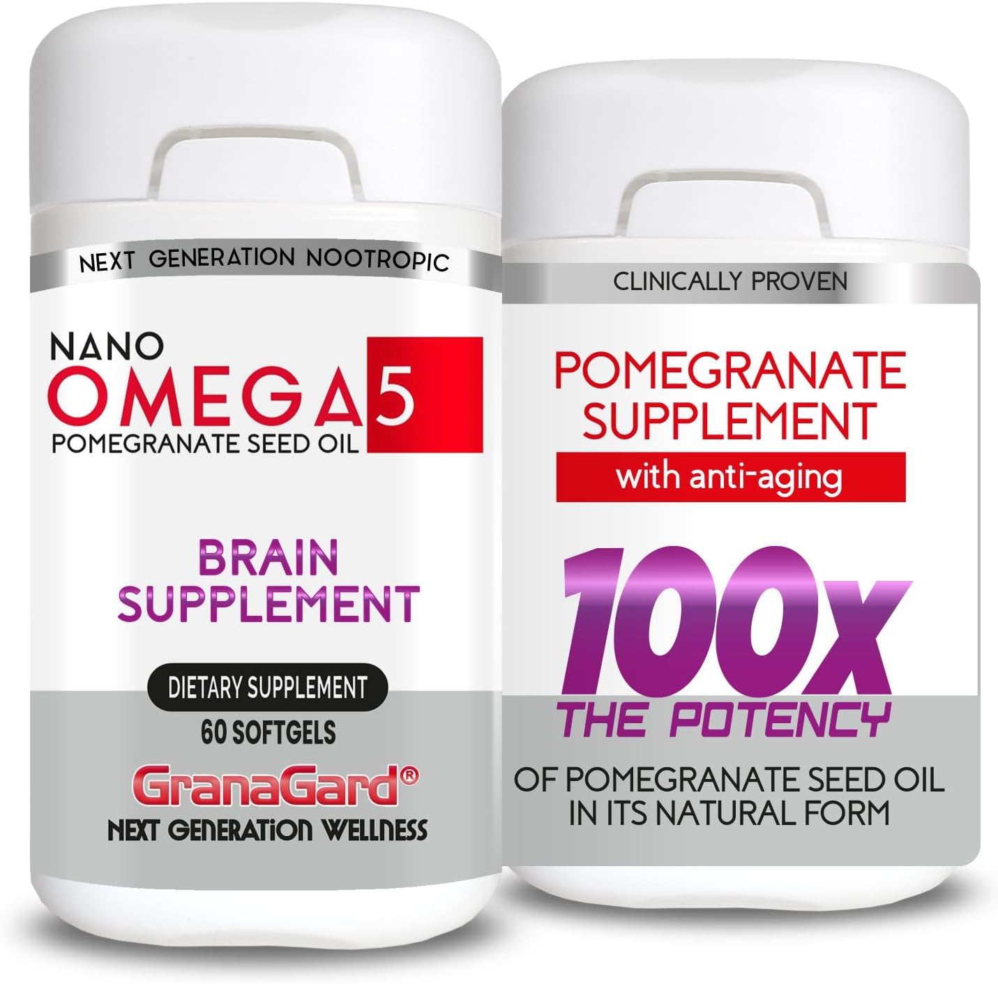Amazon.com: Granagard Nano Pomegranate Supplement CLINICALLY Proven (2 ...