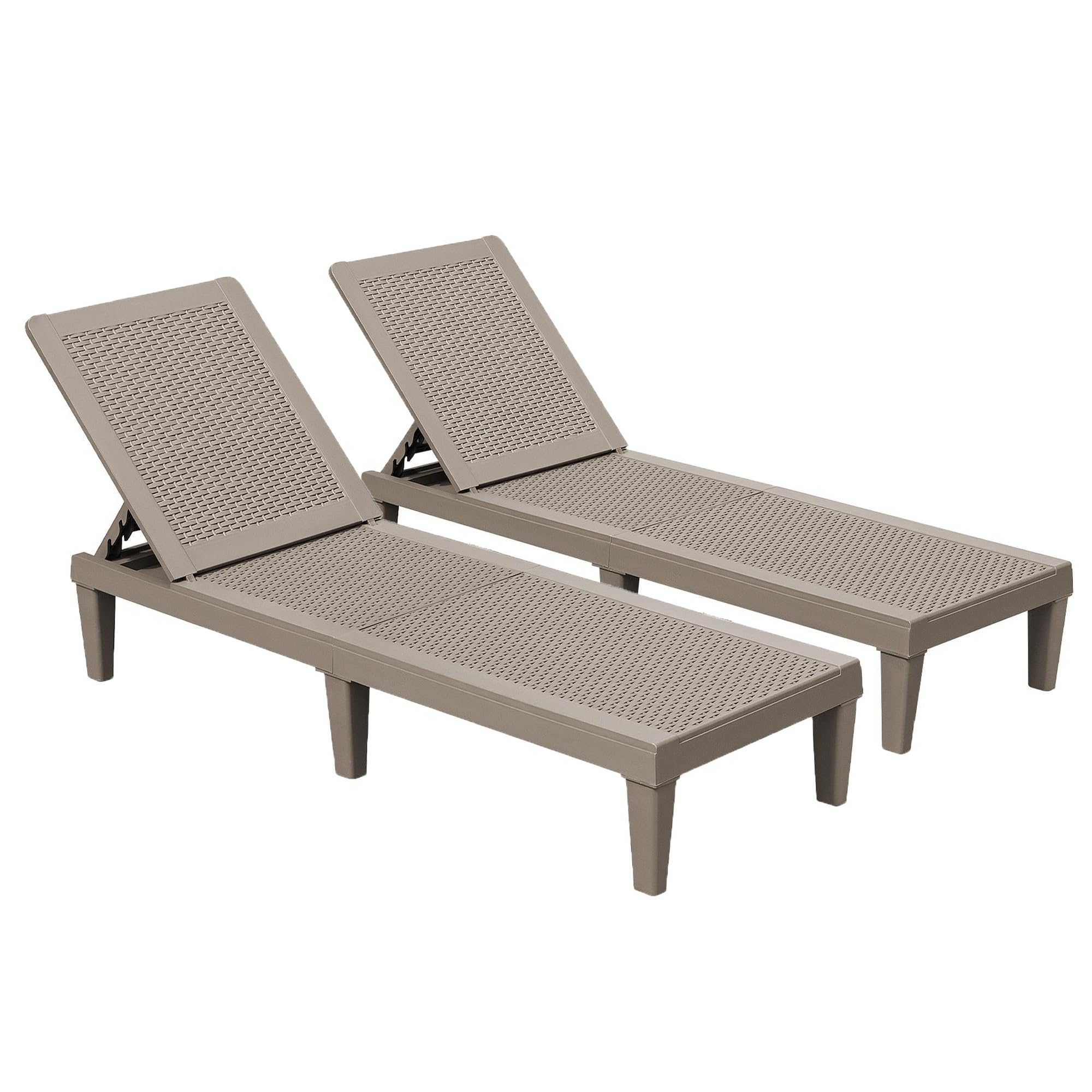 Snapklik.com : Devoko Outdoor Chaise Lounge Chair Set Of 2 For Outside ...