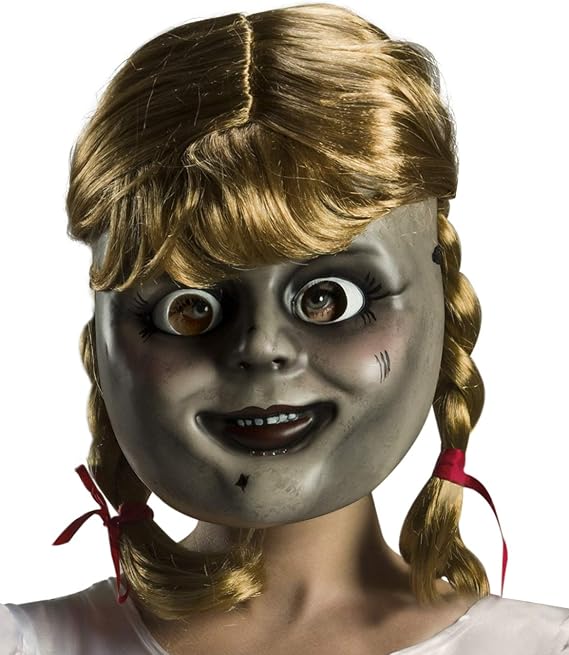 Amazon.com: Rubies Annabelle Comes Home Adult Mask with Wig, As Shown ...