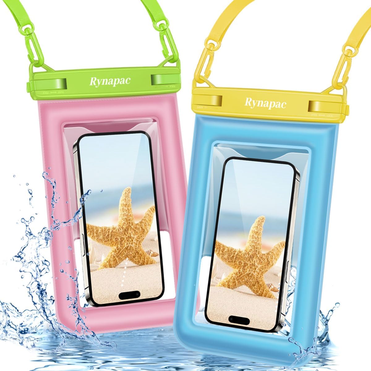 Amazon.com: Rynapac 2 Pack Waterproof Phone Pouch - 10in Waterproof ...