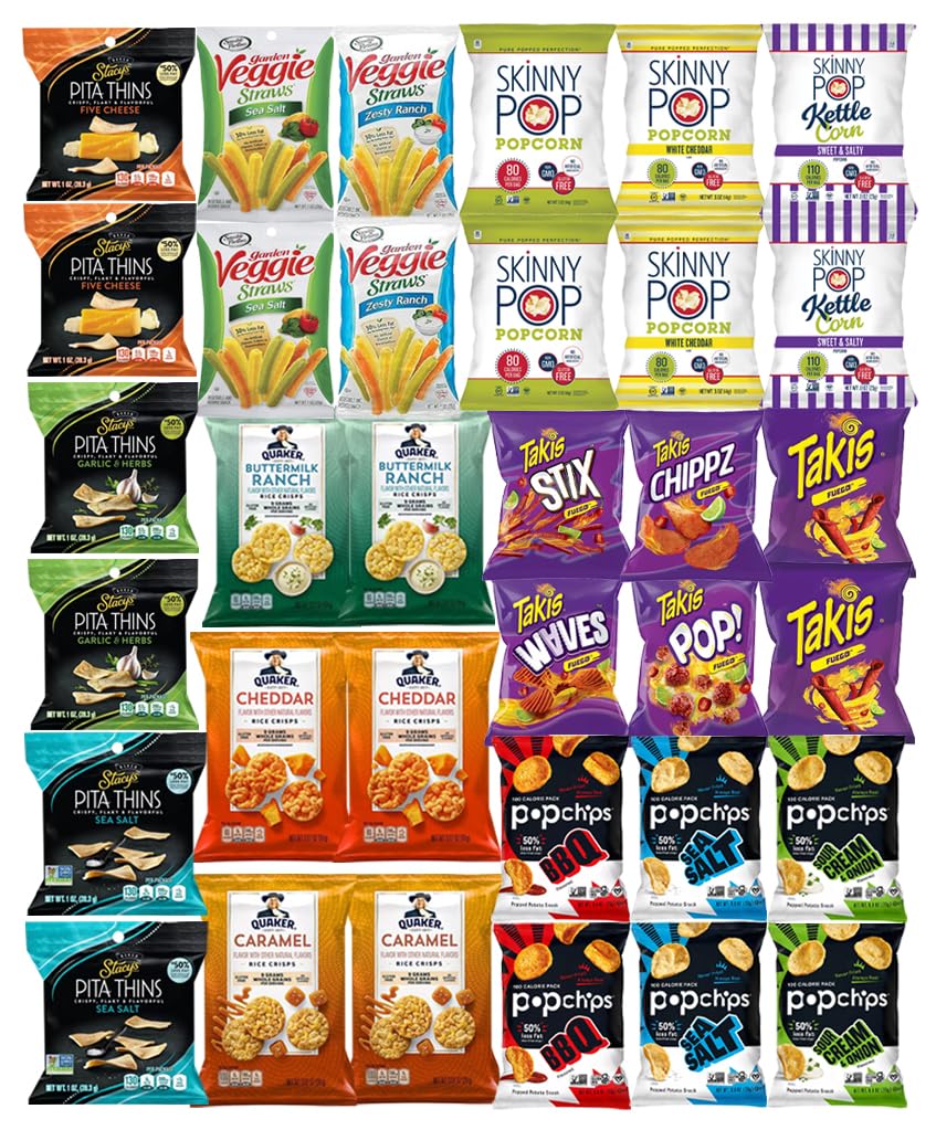 Amazon.com : Snacks Variety Pack for Adults - Snack Box Care Package ...