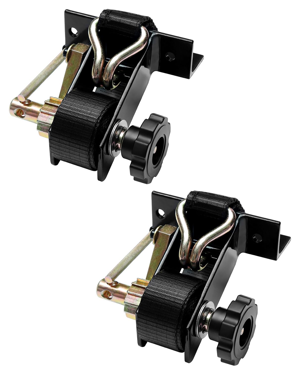 Amazon.com: Truck Rack Straps, W/J-Hook (2PCS), 1.4" Black Square Tube ...