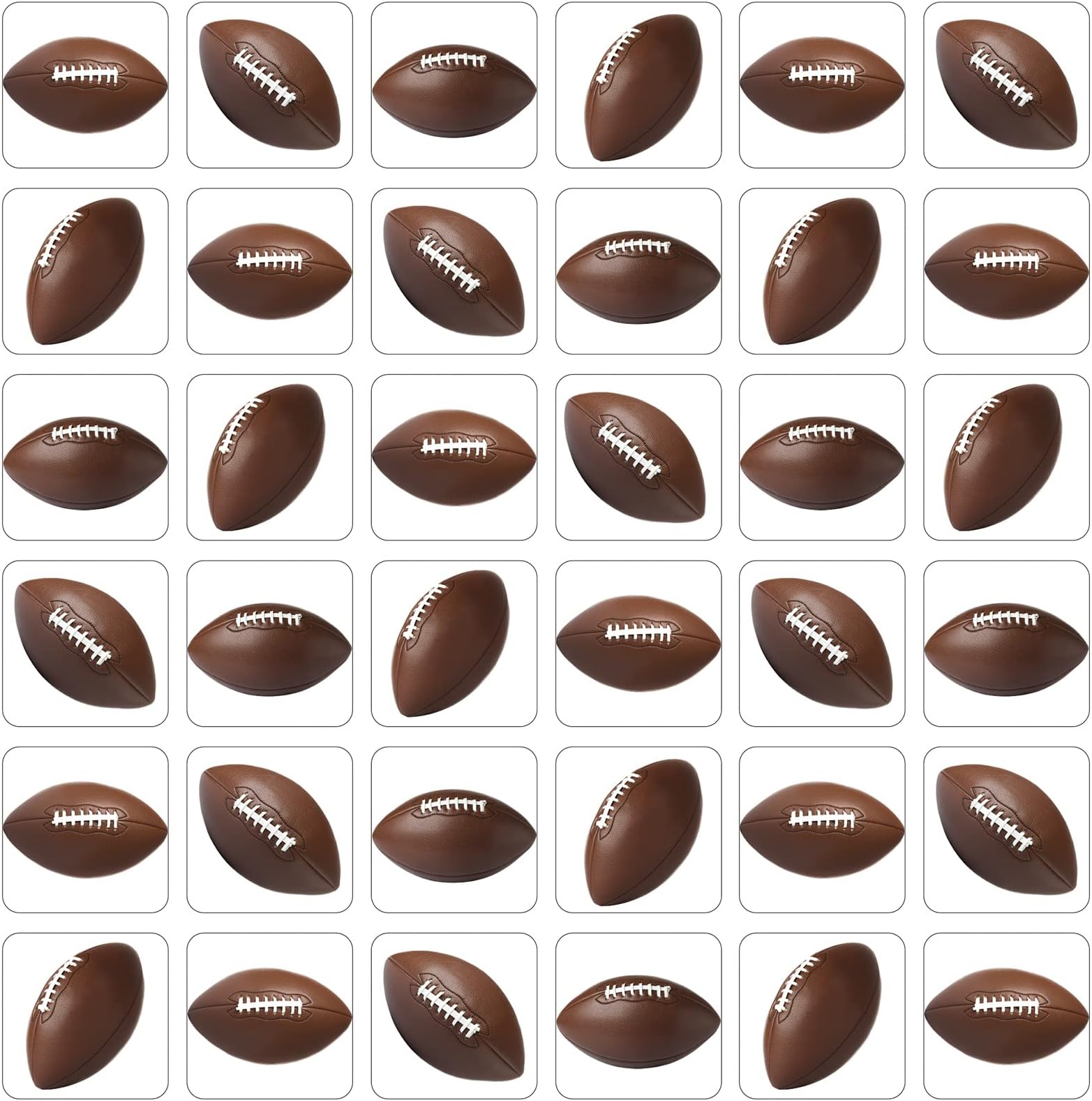 Amazon.com: Whaline 1000Pcs Football Sport Stickers Roll Rugby Decals ...