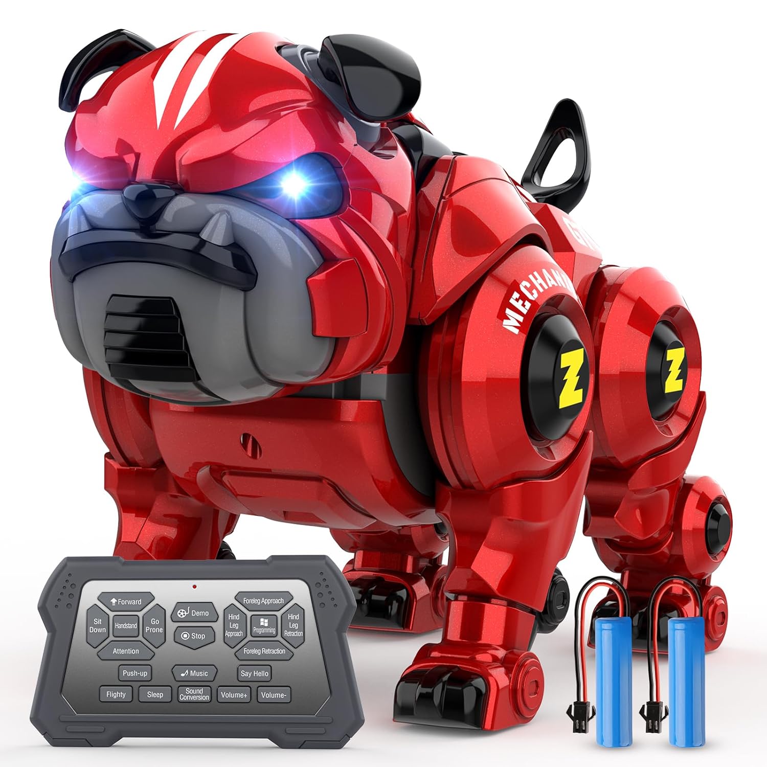 Buy Robot Dog Toys for Boys, RC Robo Dog STEM Toys, Rechargeable Emo ...