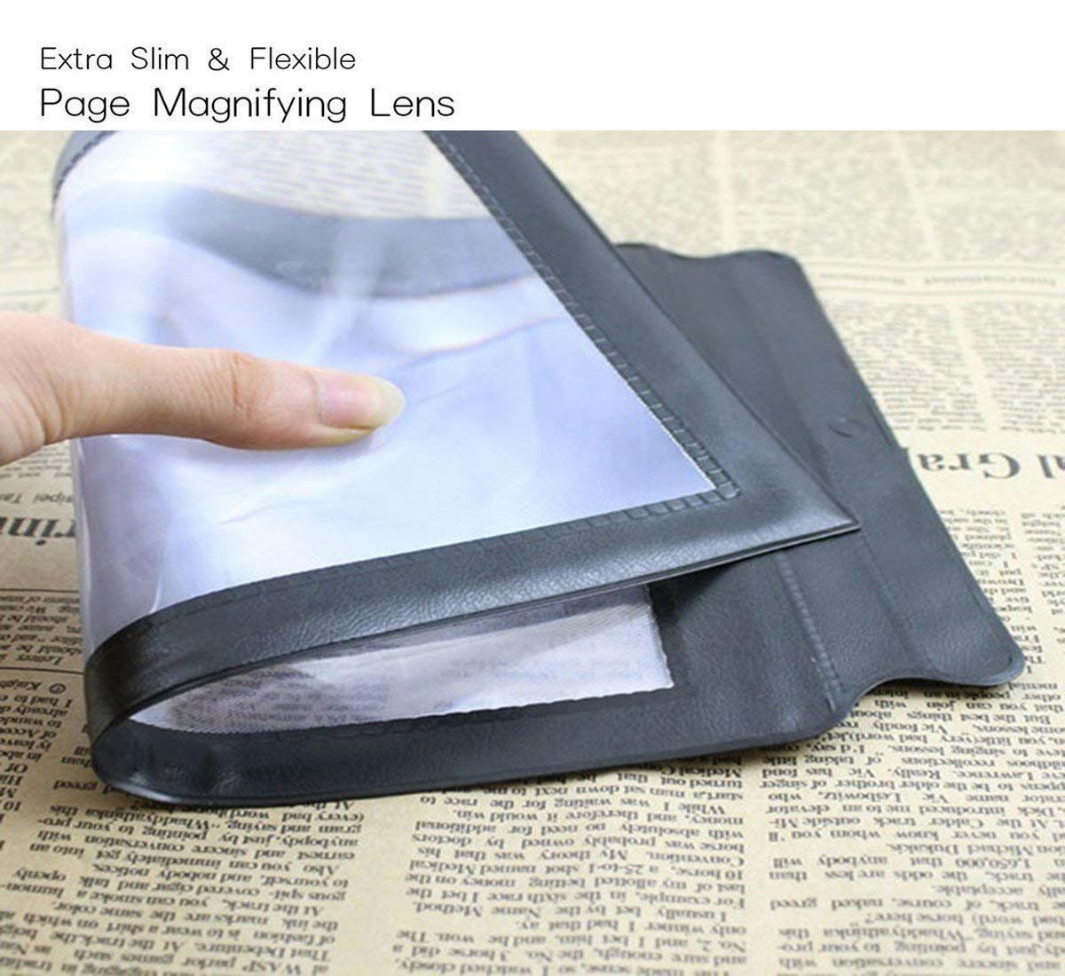Full Page Magnifying Sheet A5 Magnifier Sheet 18x12cm Page Magnifying
