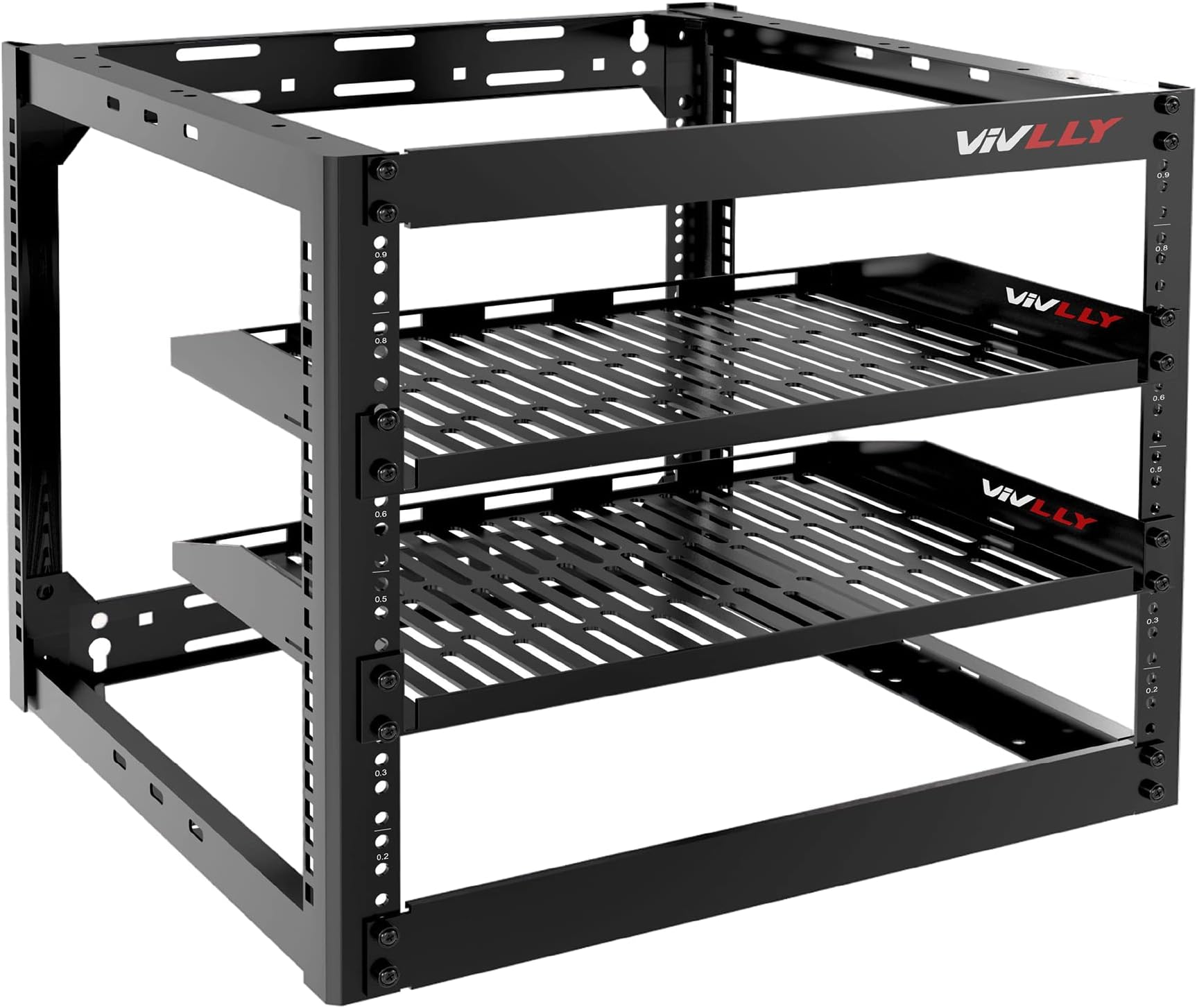 Amazon.com: StarTech.com 2-Post 9U Heavy-Duty Wall-Mount Network Rack ...