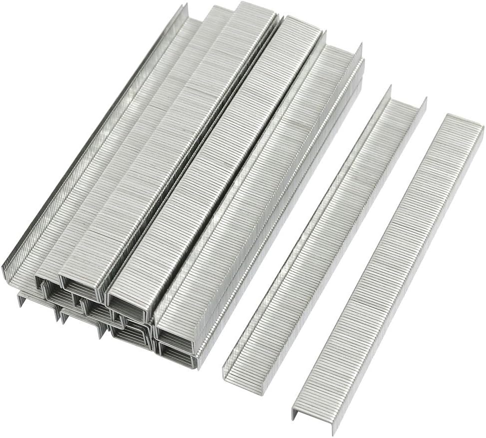Sourcingmap 1 Pack Silver Tone 1007F Nails Staples for Pneumatic Nailer ...