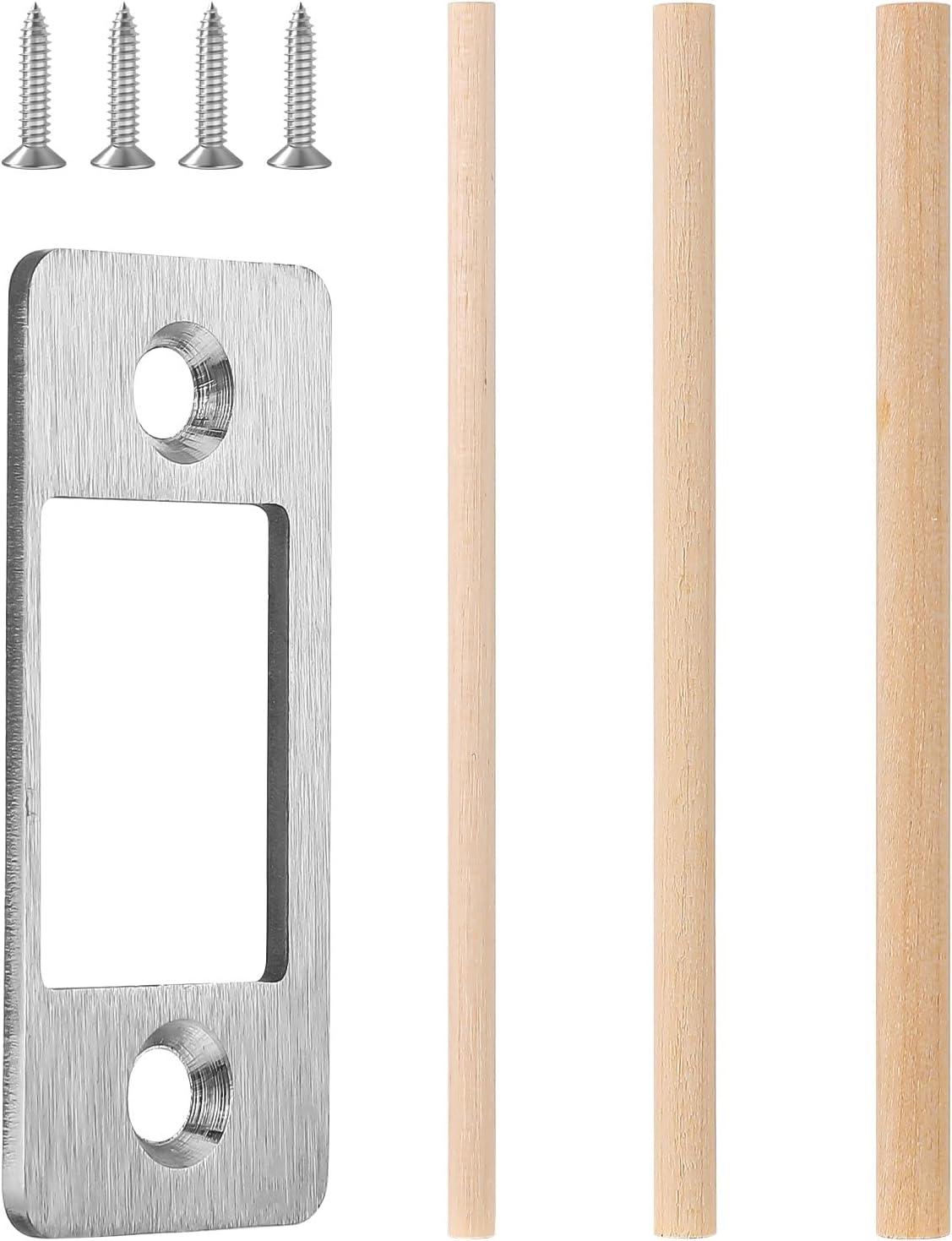 Deadbolt Restorer Strike Plates 2 Pack Door Lock Restorer Strike Plate ...