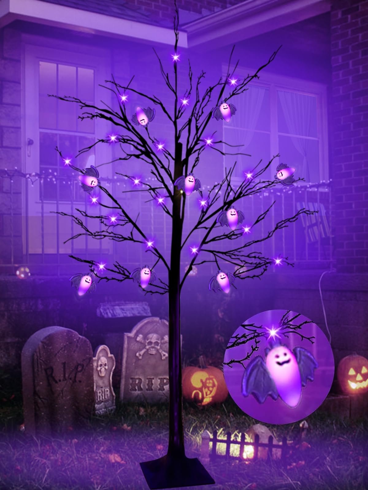 Spooky Halloween Tree Decoration