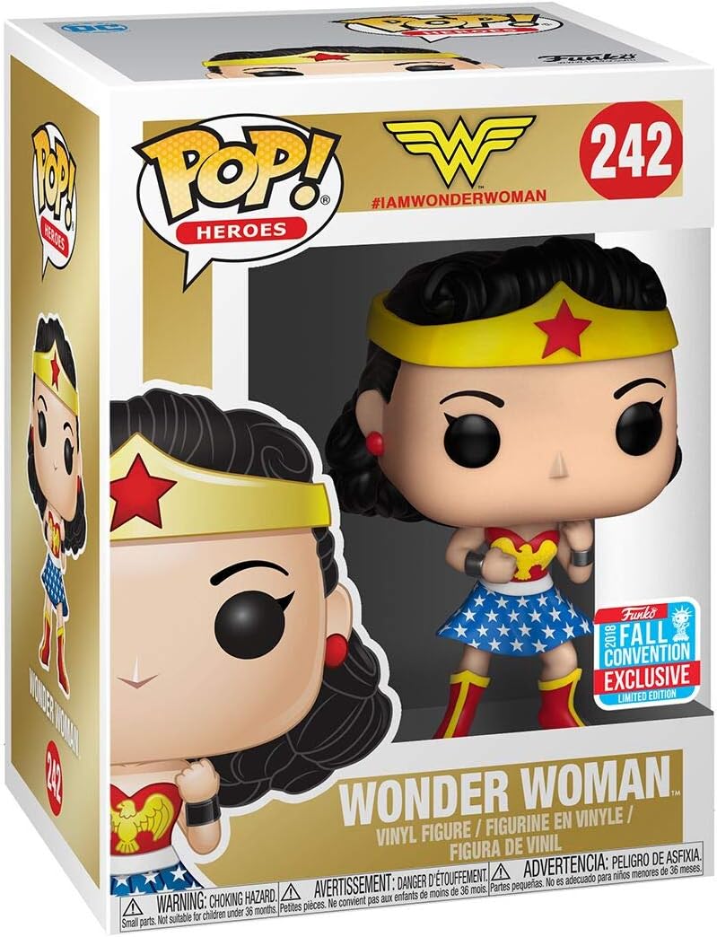 Amazon.com: Funko Pop! DC Wonder Woman Fall Convention Exclusive: 1st ...