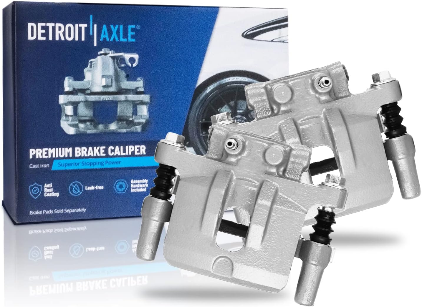 Amazon.com: Detroit Axle - Rear Brake Calipers w/Bracket Replacement for Jeep Compass Patriot ...