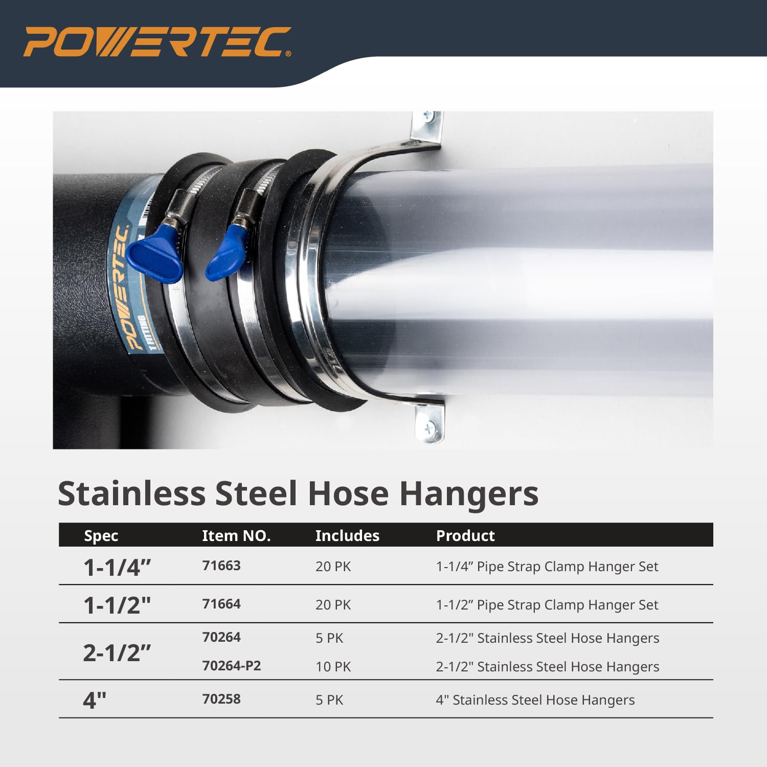 Snapklik.com : POWERTEC Clear PVC Pipe 2-1/2" X 36" Long, 1PK Plastic ...