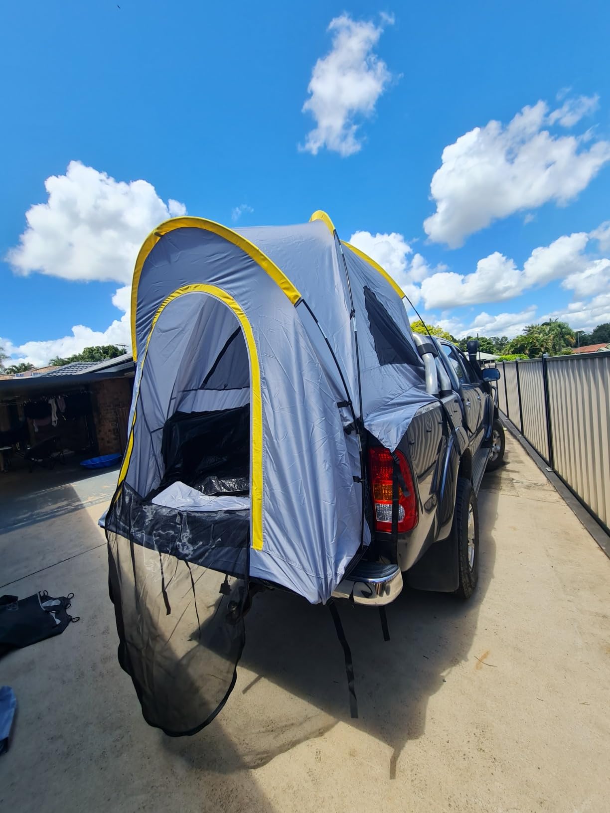 MOUNTVIEW Camping Pickup Truck Tent 2 Person, Trayback UTE Cargo Tents ...