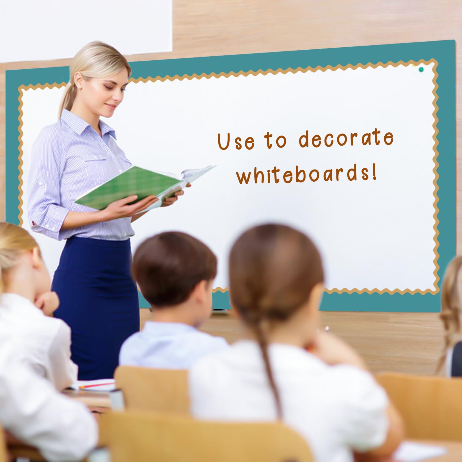 Snapklik.com : 6 Rolls Classroom Bulletin Board Borders, 196.8 Ft ...