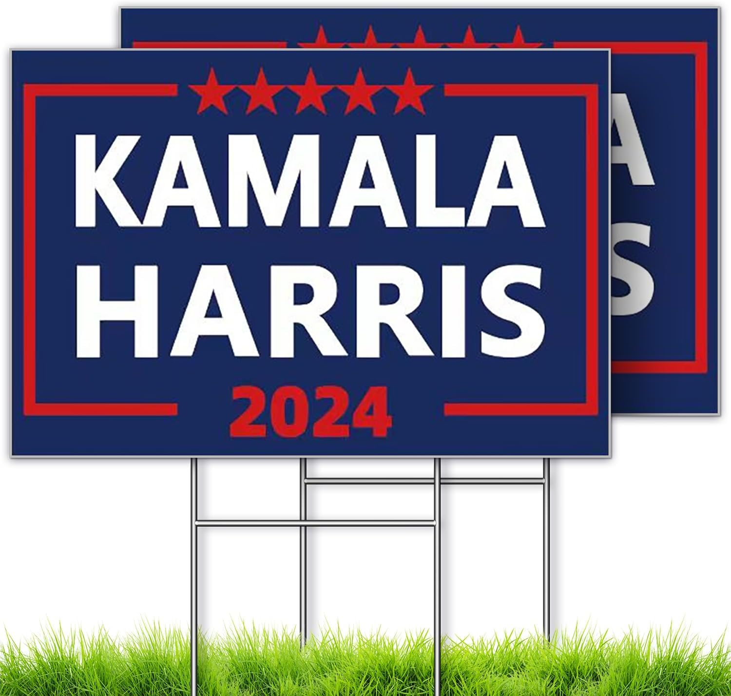 Amazon.com : Kamala Harris for President 2024 Yard Sign with Metal H ...