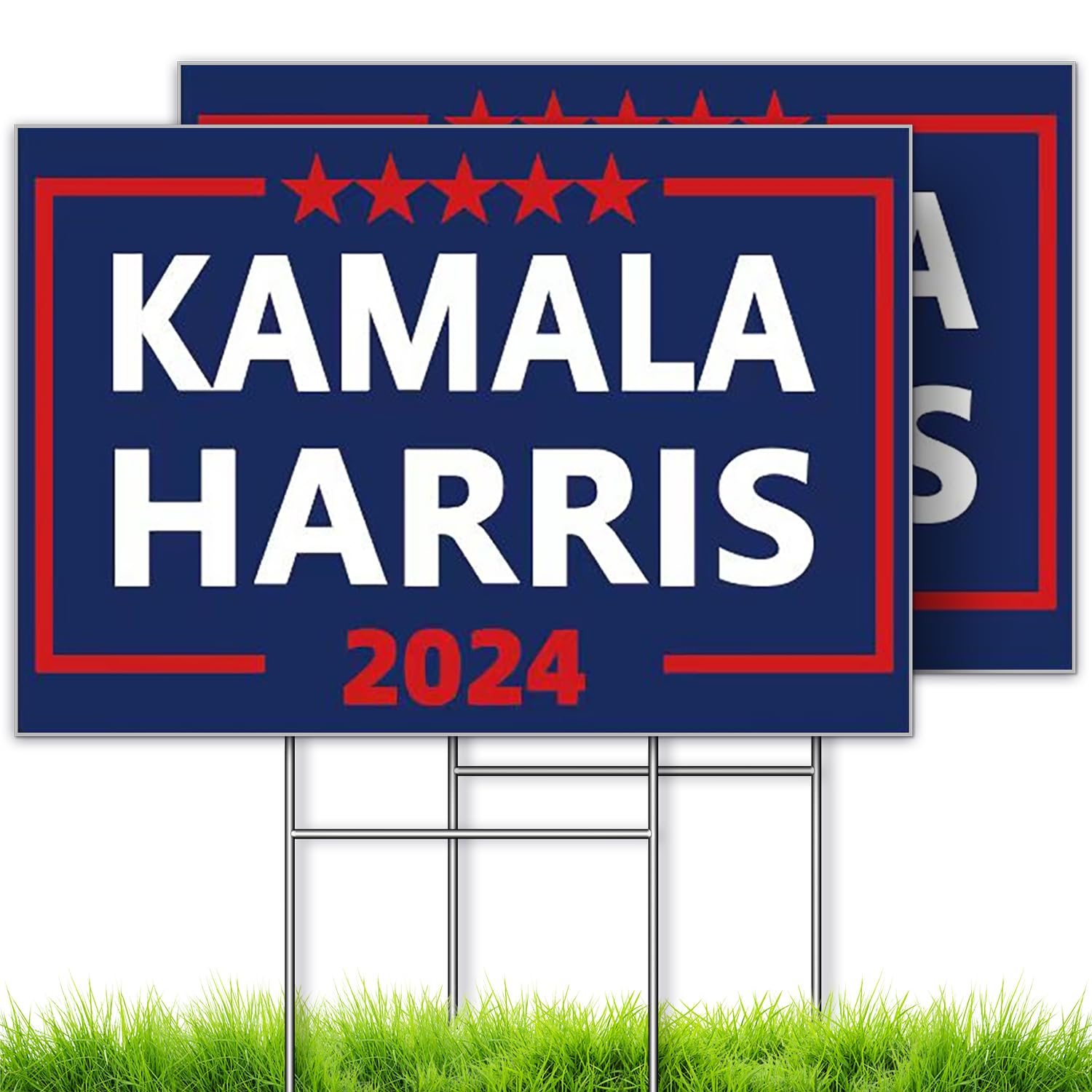 Amazon.com : Kamala Harris for President 2024 Yard Sign with Metal H ...