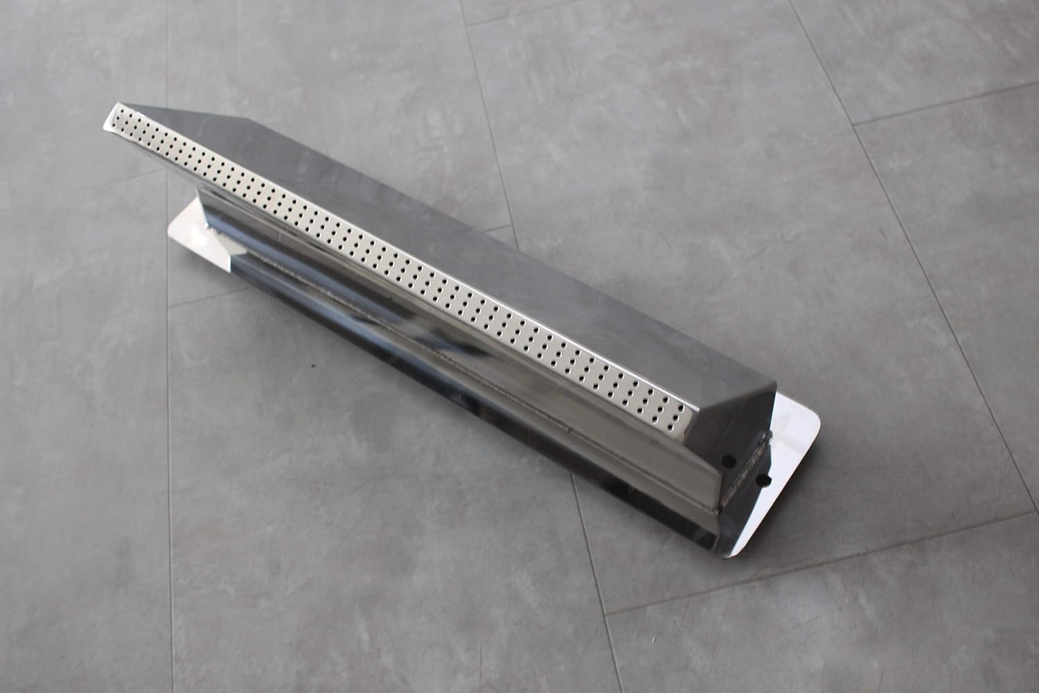 Cascades Stainless Steel Water Blade with Rain Spout Width 50 cm / Wall ...